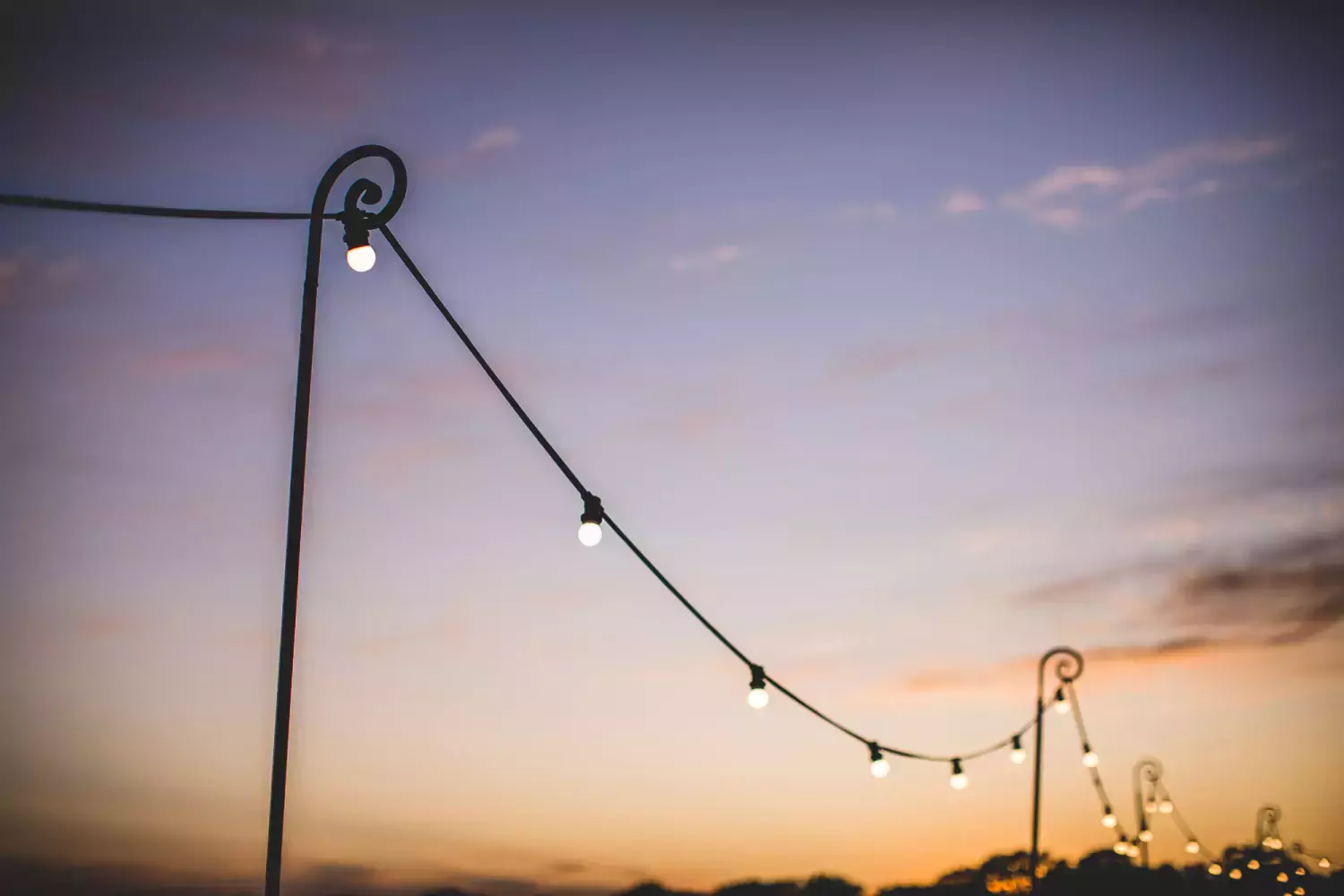 Festoon Stands For Tent/Marquee | The Cheshire Tent Company